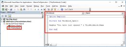 Excel Vba Run Macro On Open Worksheet Zac Sheet