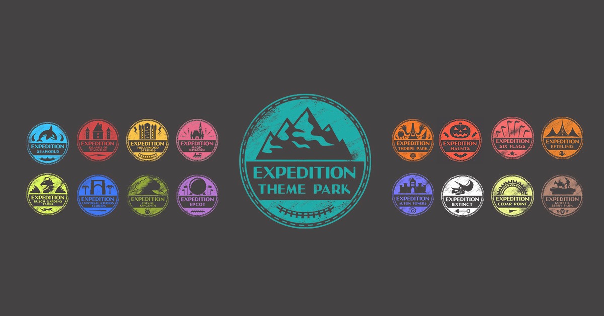 New Expedition Theme Park Logos - Expedition Theme Park