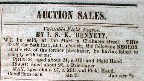 Civil War Newspaper Ads