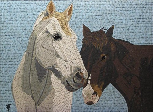 Mosaic Animals – Mosaic Horse Art – Sculpture, Floors & Walls | Mosaic ...