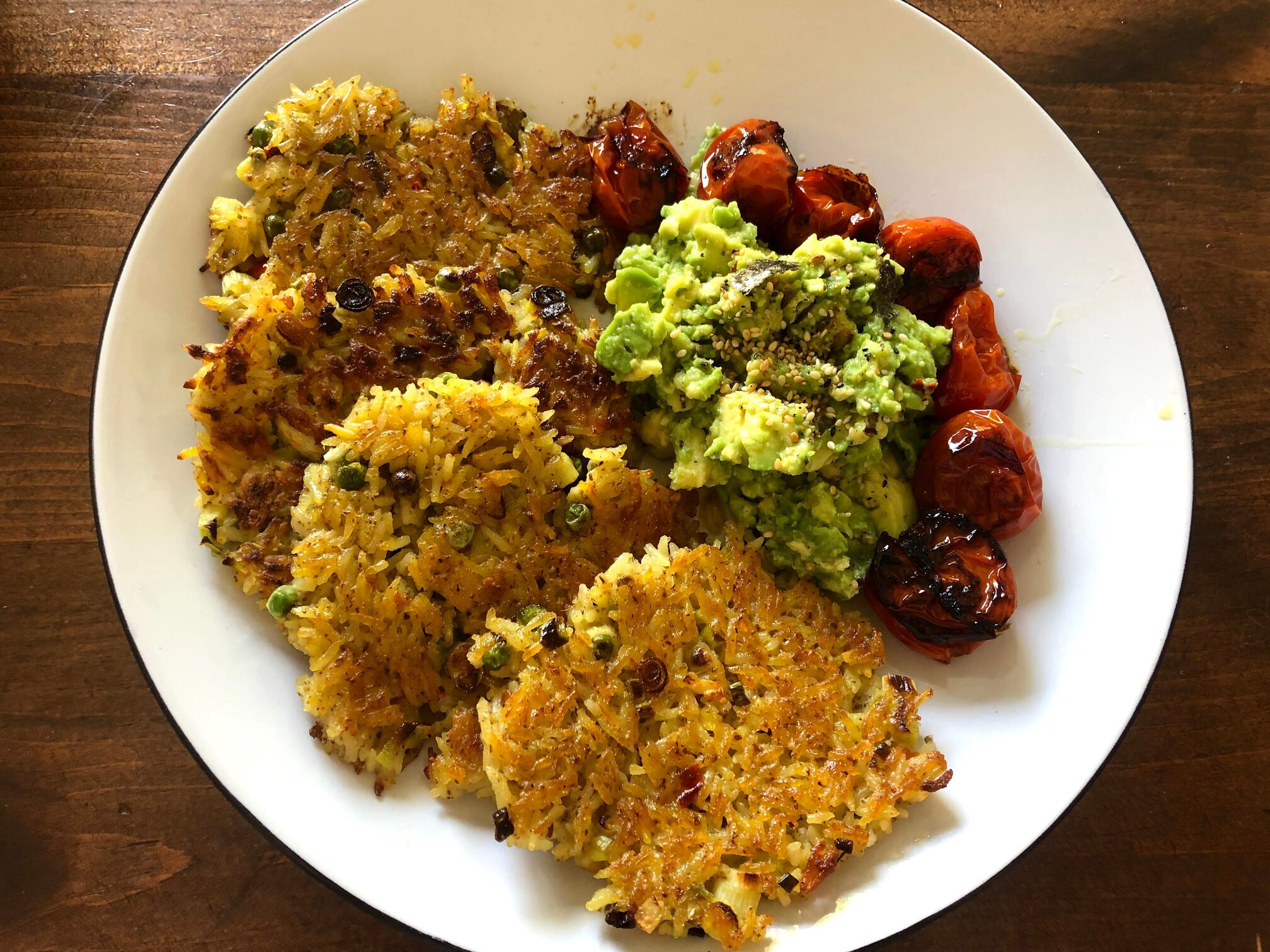Leftover Rice Pancakes (Vegan, GF, NF, SF) - Feast of Plants