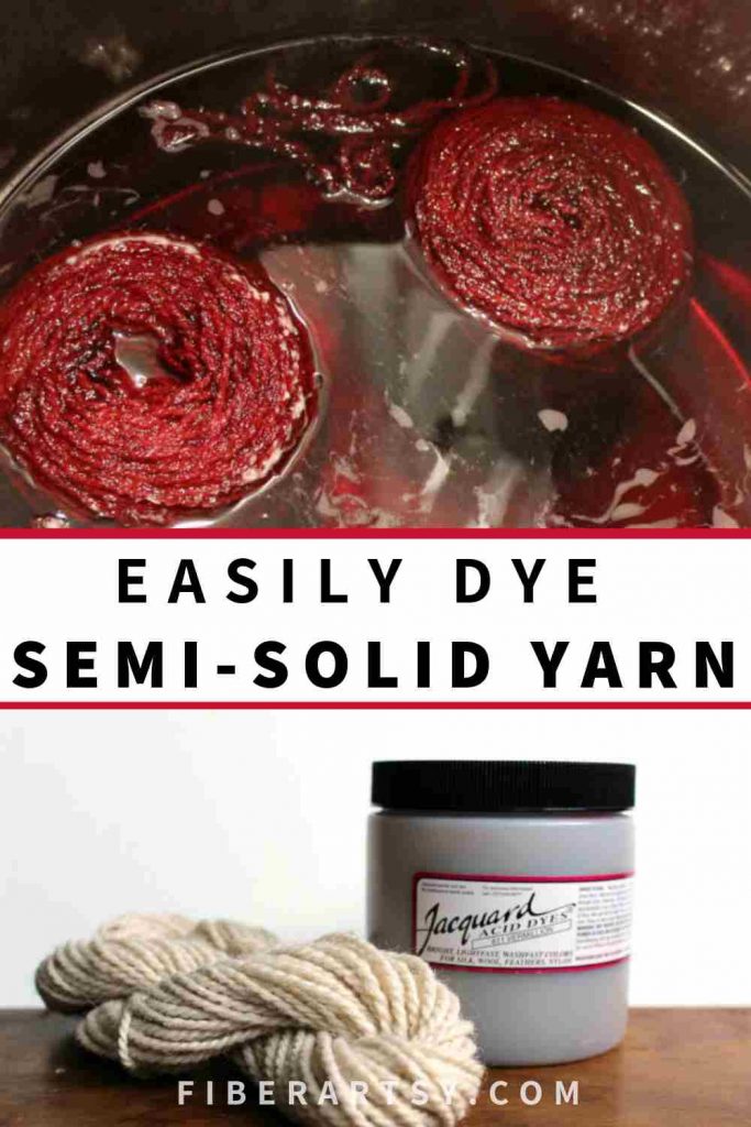Wool Yarn Dyeing Techniques - Semi Solid Yarn - FiberArtsy.com