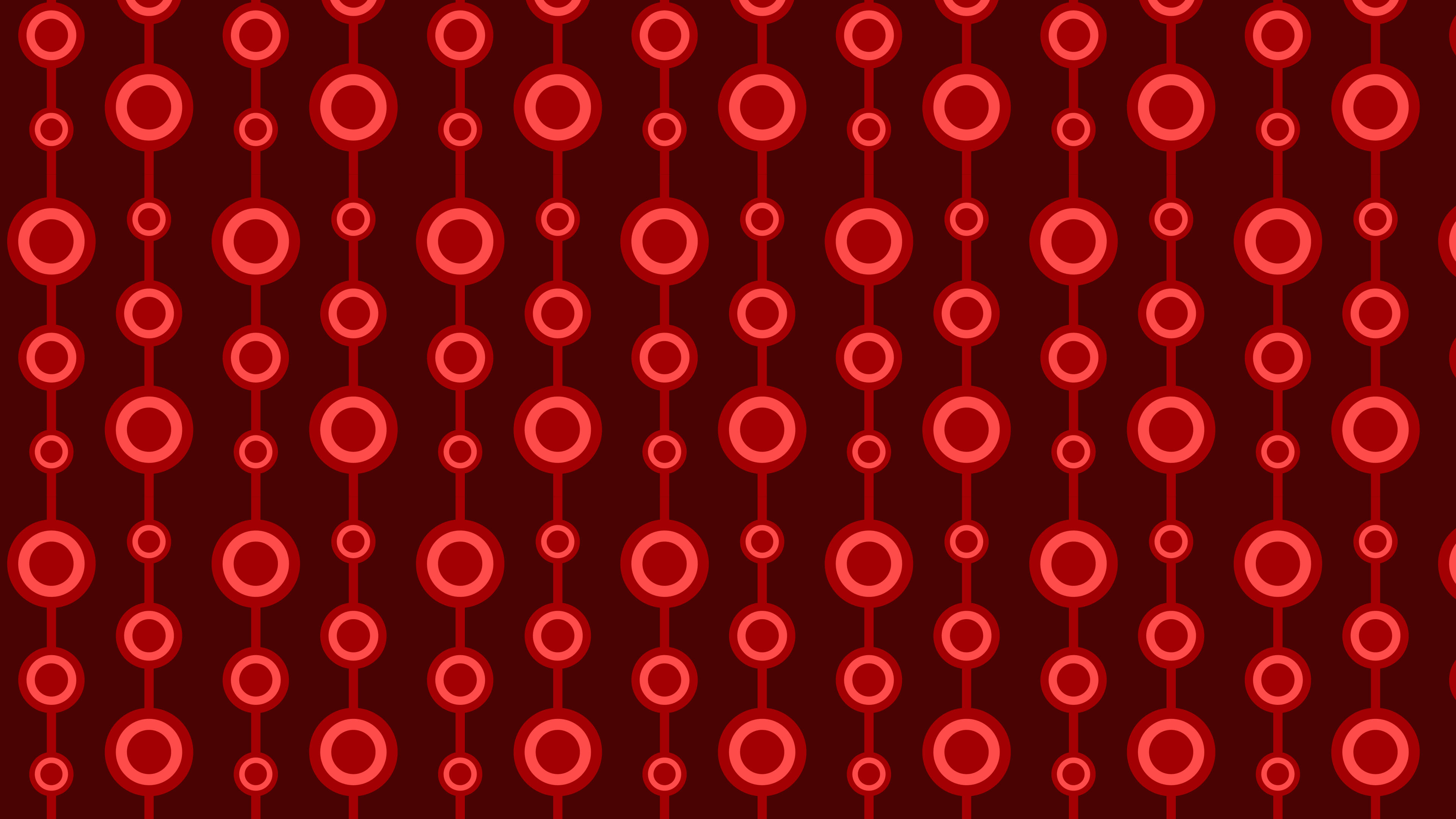 Red Seamless Circle Background Pattern