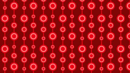 Dark Red Seamless Geometric Circle Pattern Vector Image