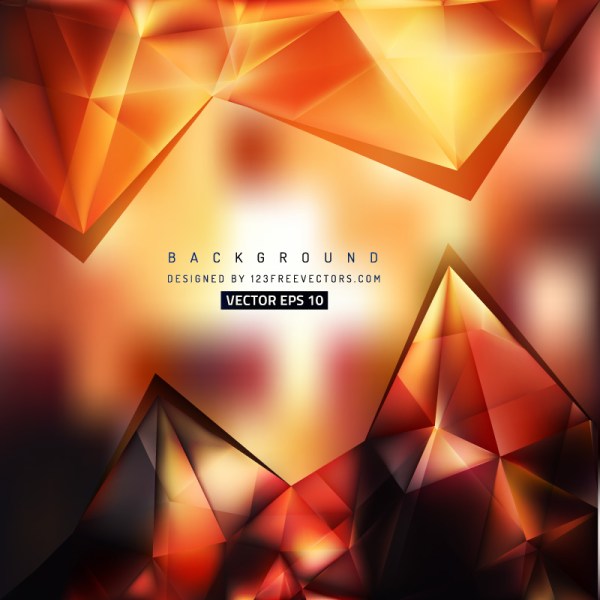 Abstract Dark Color Triangular Background Design