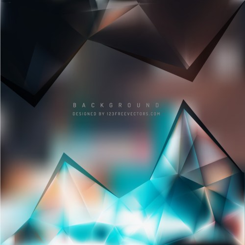 Abstract Dark Color Triangular Background Design