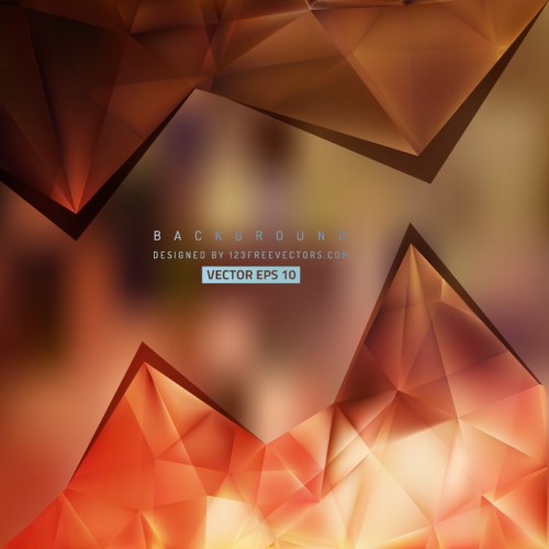 Dark Color Triangular Background Design