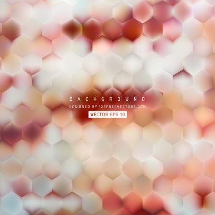 Abstract Light Color Hexagonal Background Design
