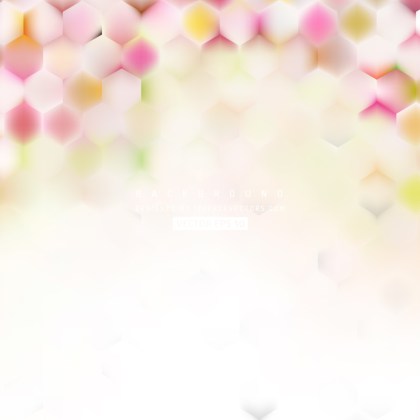 Abstract Light Color Hexagon Pattern Background Design