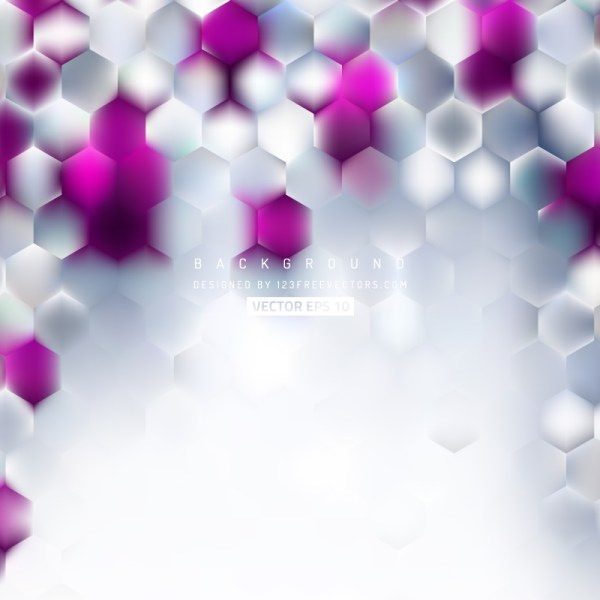 Abstract Light Color Hexagonal Background Design