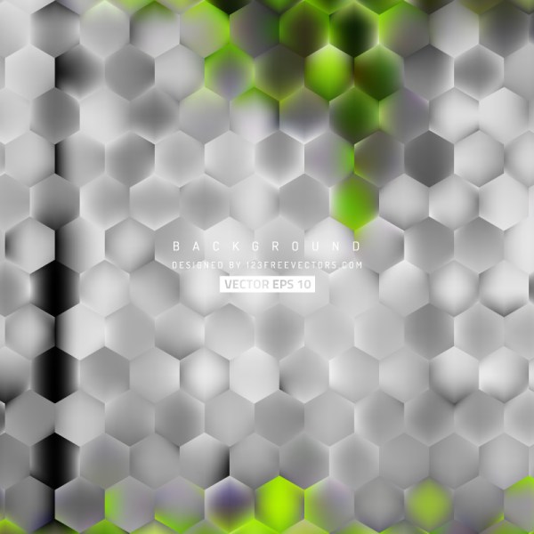 Abstract Gray Hexagon Background Pattern