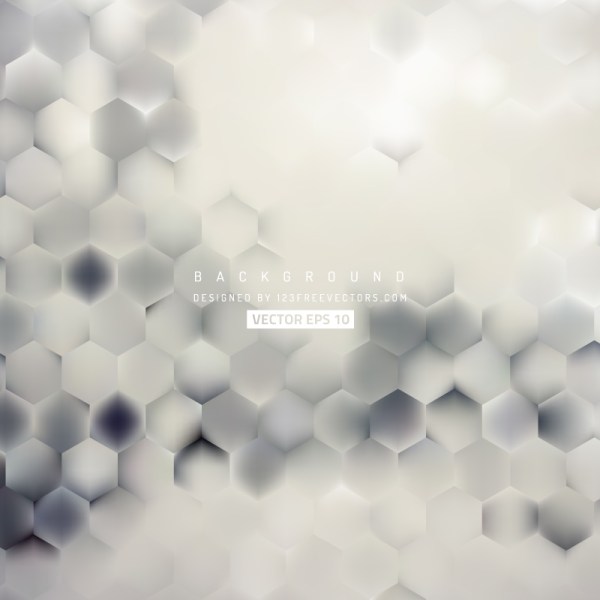 Gray Hexagon Pattern Background Design