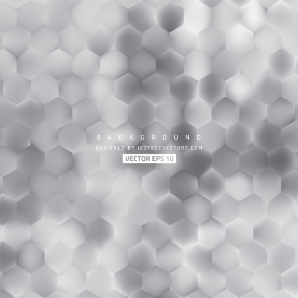 Gray Hexagon Pattern Background Design