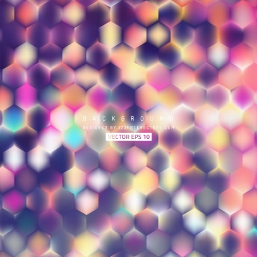 Abstract Hexagon Pattern Background Design