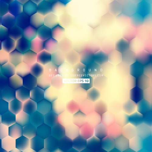 Abstract Hexagon Pattern Background Design