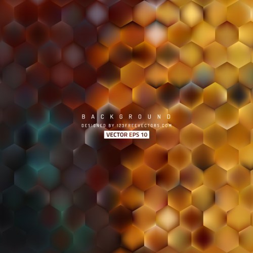 Abstract Hexagon Pattern Background Design