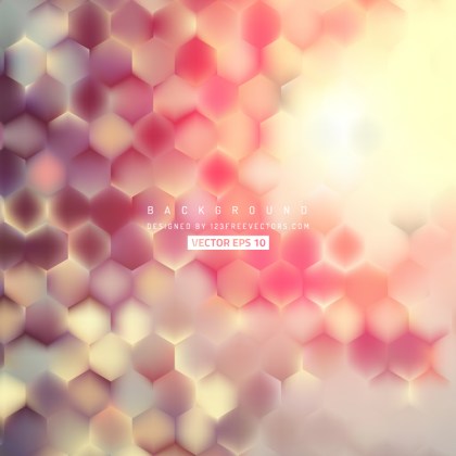 Abstract Hexagon Background Template