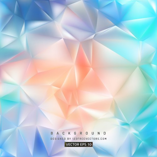 Light Color Polygon Triangle Pattern Background