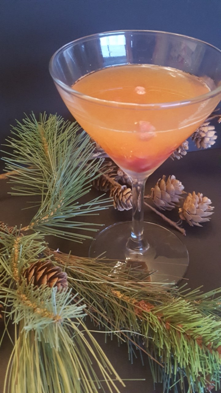Winter Solstice Sunset Martini - Fix Me a Little Lunch