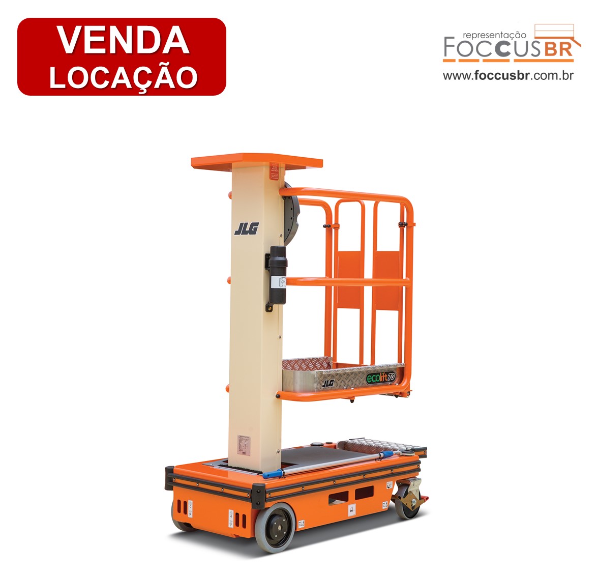 Mini Plataforma Elevatória Tesoura Manual! Conheça, COMPRE