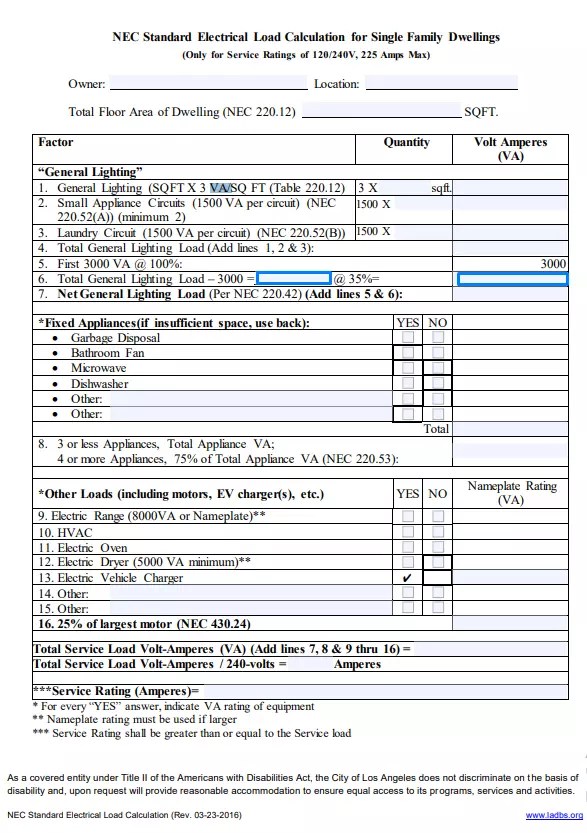 How To Calculate Home Power Load » Wiring Work