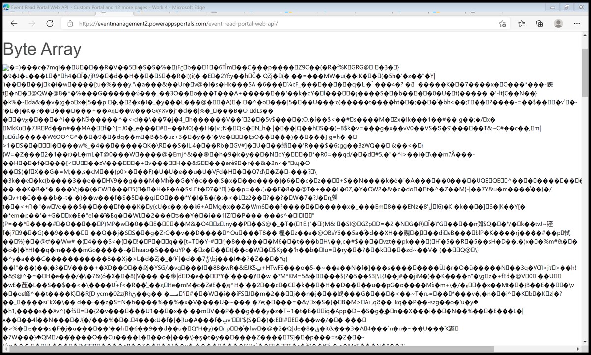 How to retrieve Image columns using Power Pages’ Portal Web API – Franco Musso