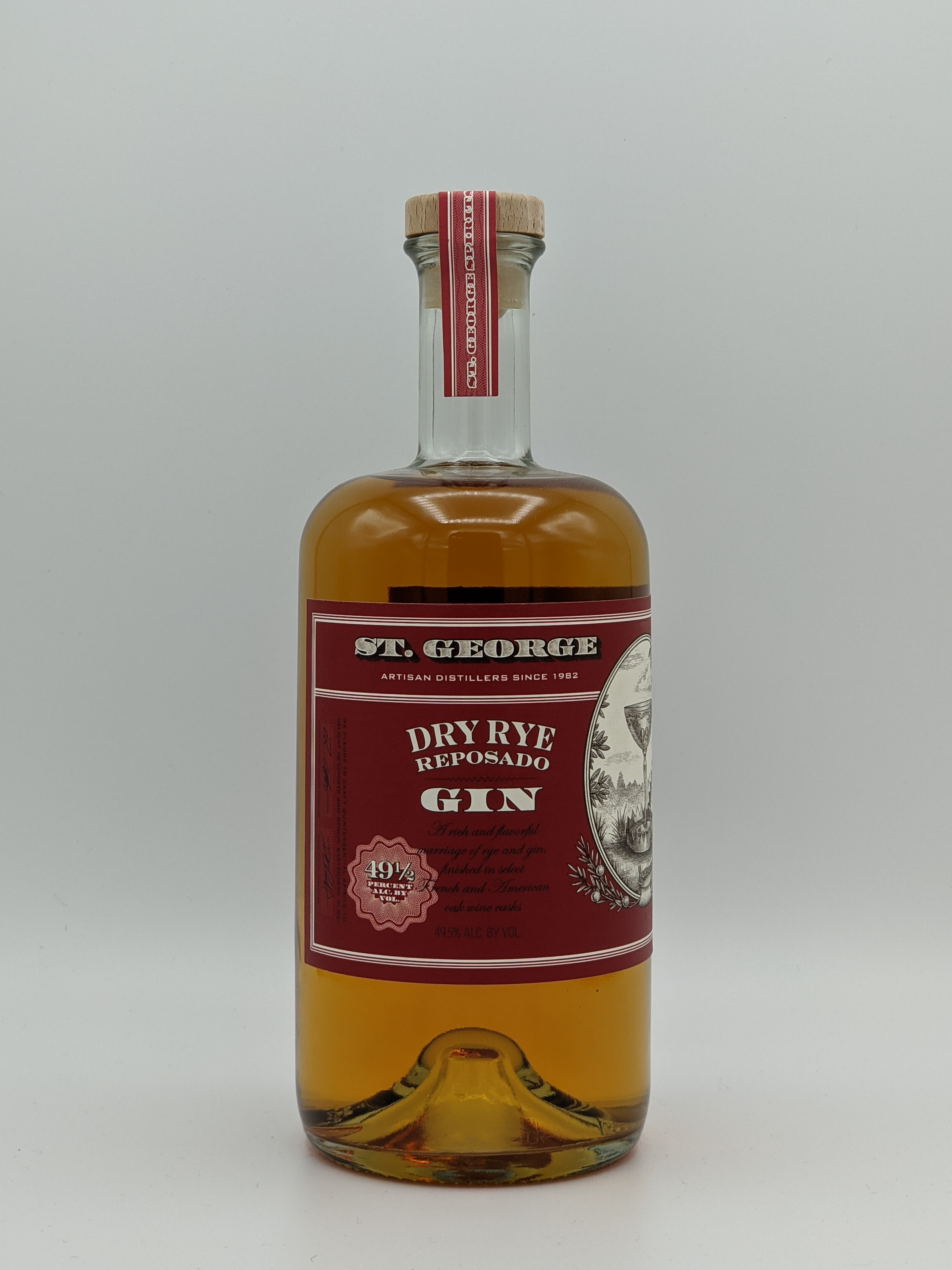 St George Dry Rye Reposado Gin - Free Range Wine & Spirits