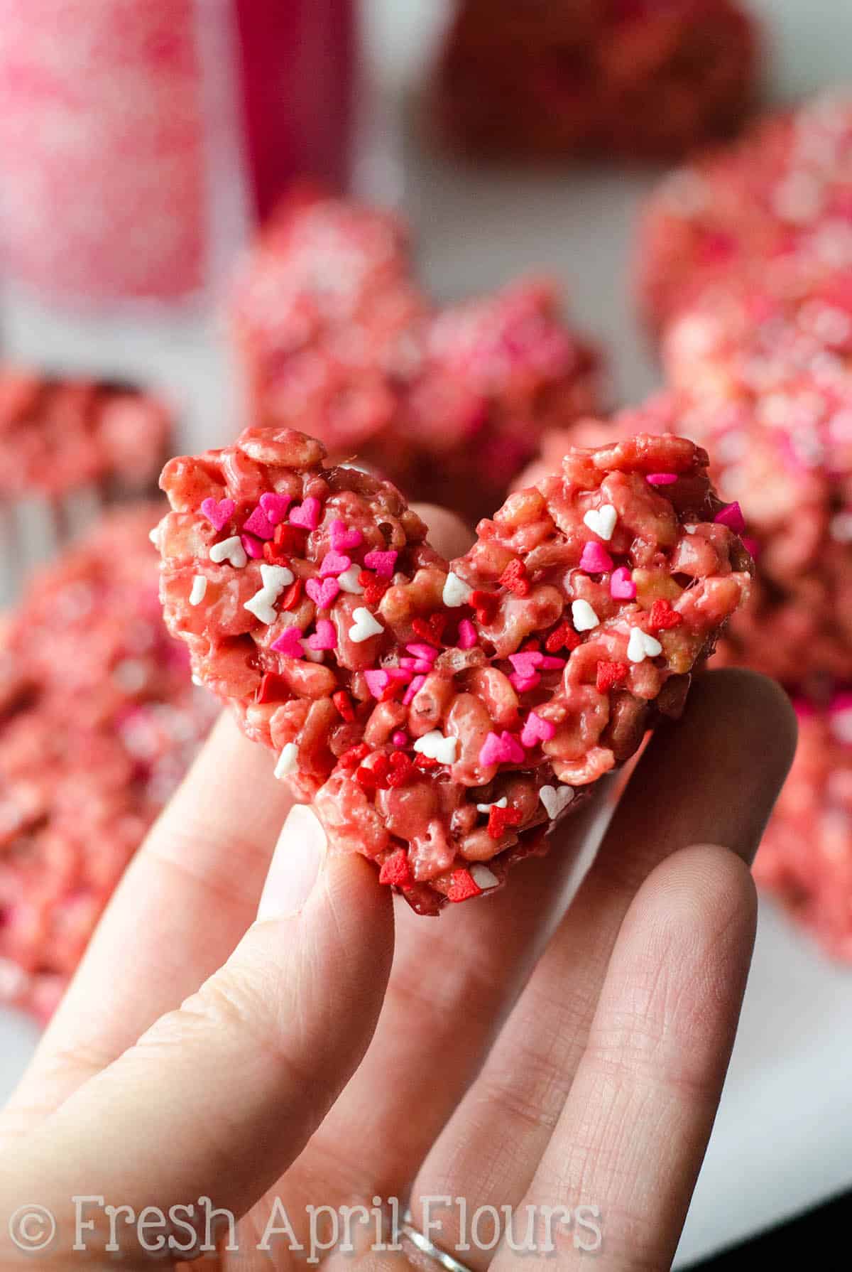 Red Velvet Rice Krispies Treats