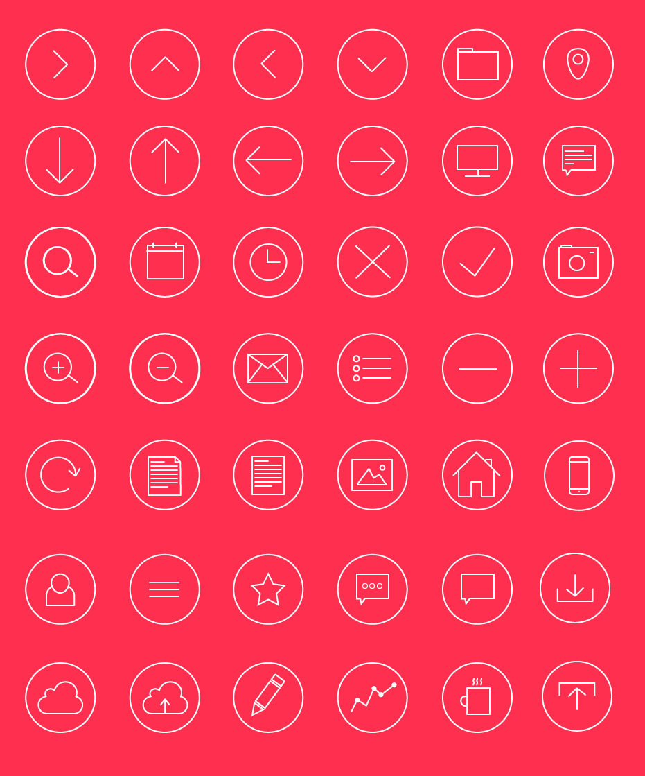 42 Free Vector Web Icons - - Fribly
