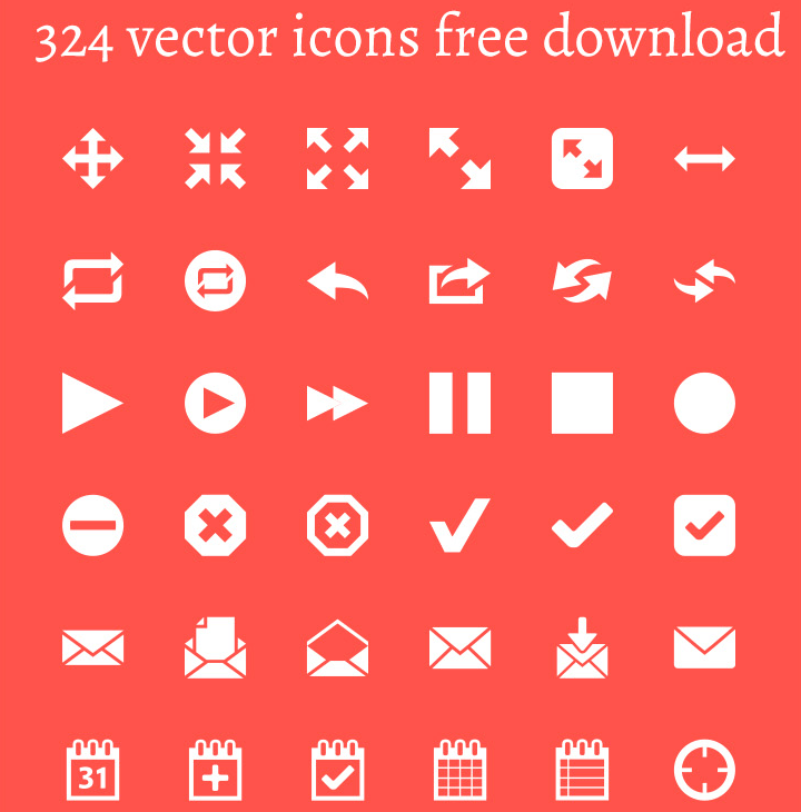 324 Free Vector Icons - - Fribly