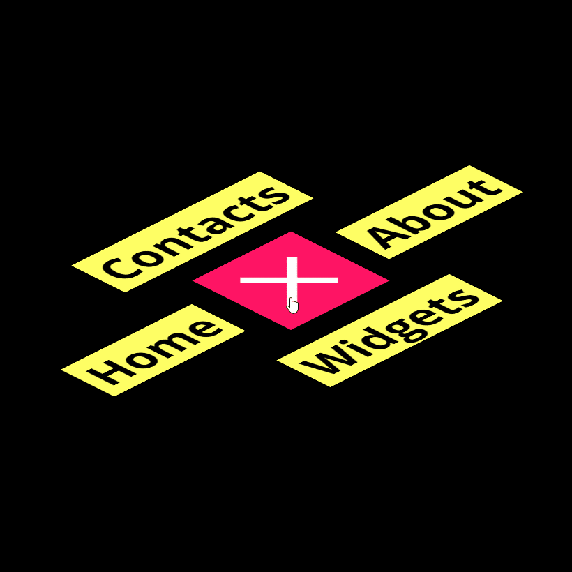 Isometric Menu - Coding - Fribly