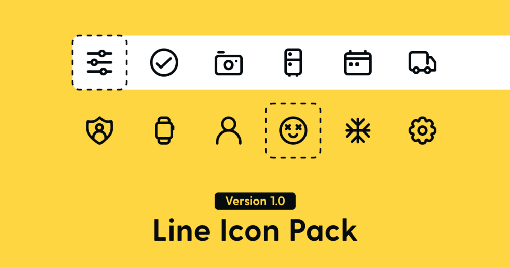 Line Icon Pack - Vector & Icon Font - Icons - Fribly