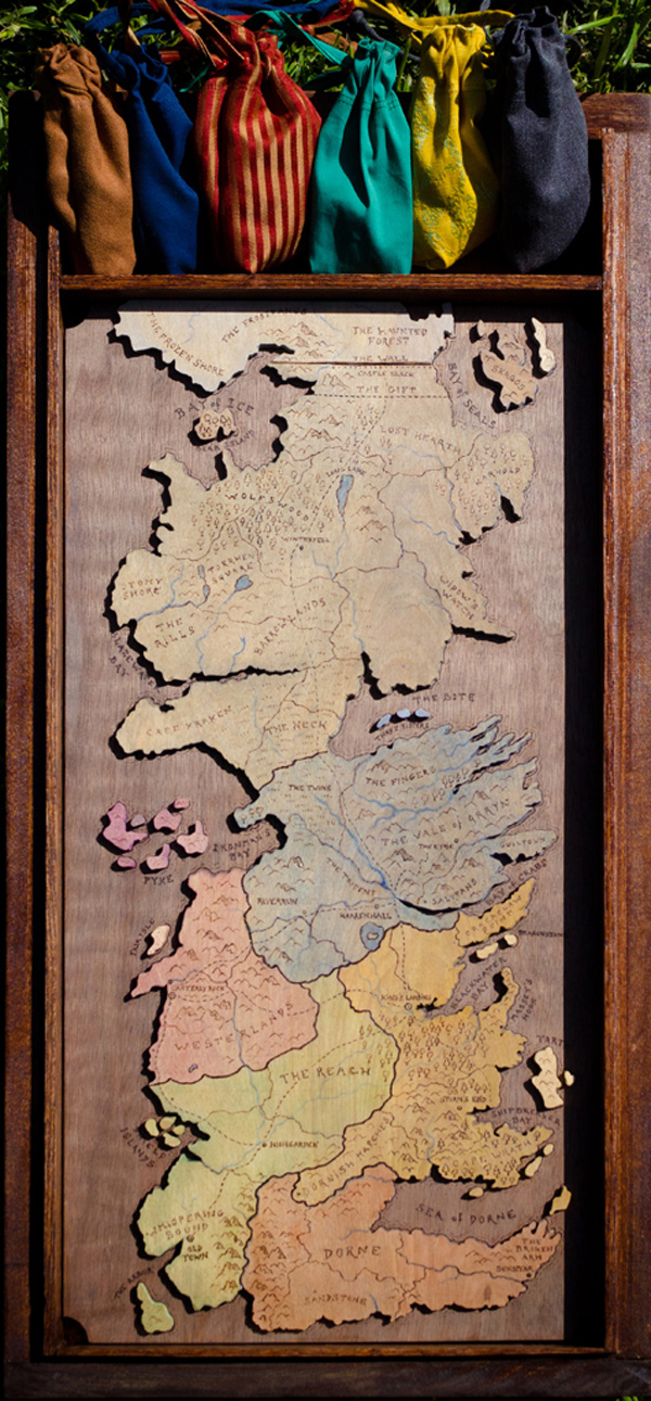 Tabuleiro de Risk de Game of Thrones