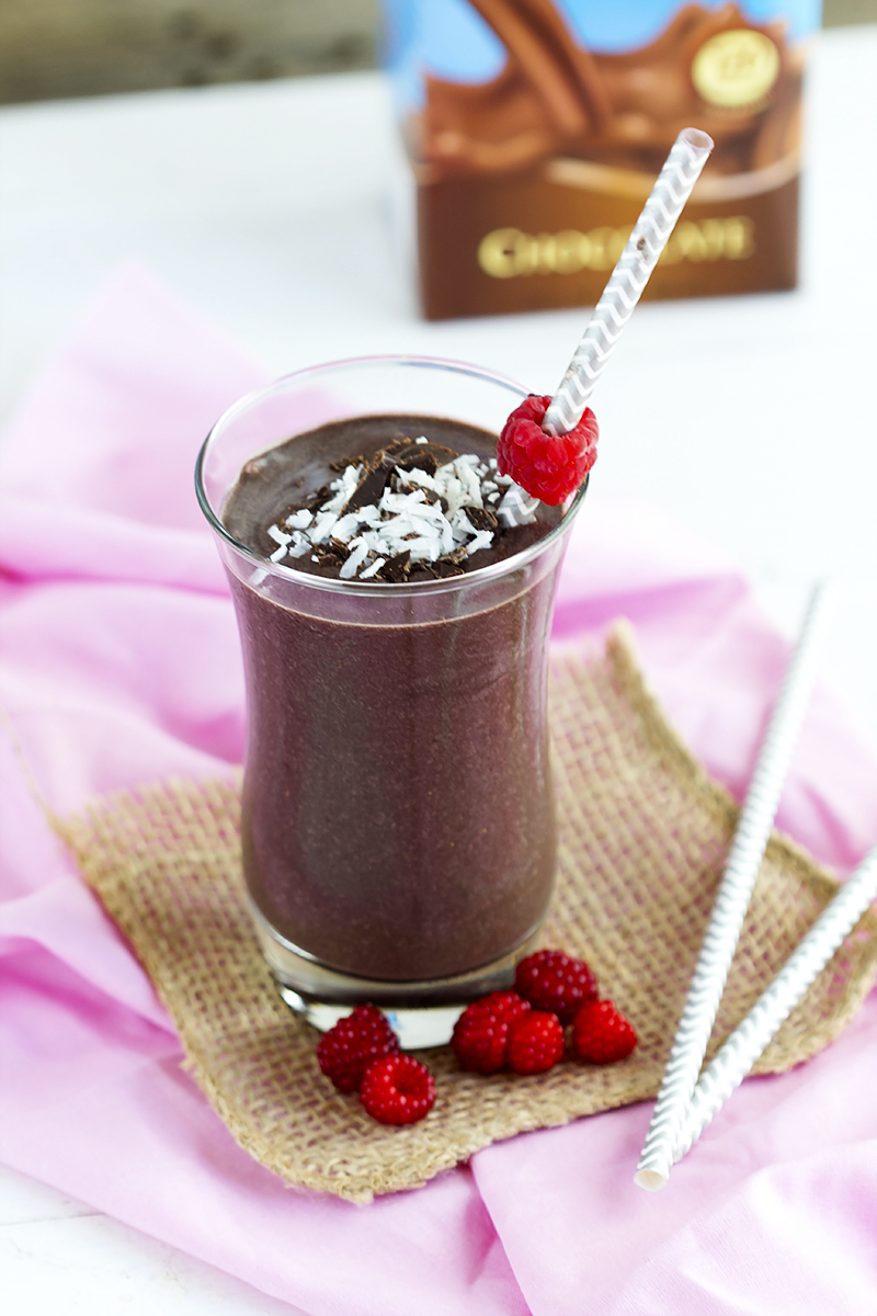 Chocolate Raspberry Smoothie