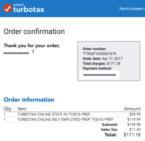 Order Confirmation – Gist