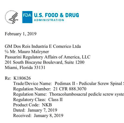 GMReis recebe aprovação do FDA 510(k) para comercializar nos EUA o ...