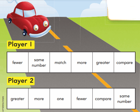 Go Math Grade K Answer Key Chapter 2 Compare Numbers to 5 – Go Math ...