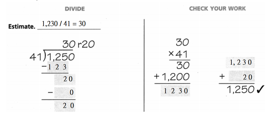 Texas Go Math Grade 5 Lesson 2.6 Answer Key Divide by 2-Digit Divisors ...