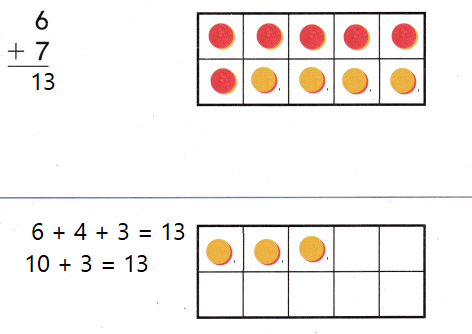 Texas Go Math Grade 1 Lesson 6.7 Answer Key Use Make a 10 to Add – Go ...