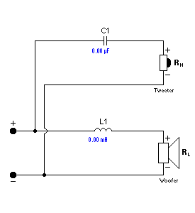 2 Way Speaker Crossover Circuit Diagram