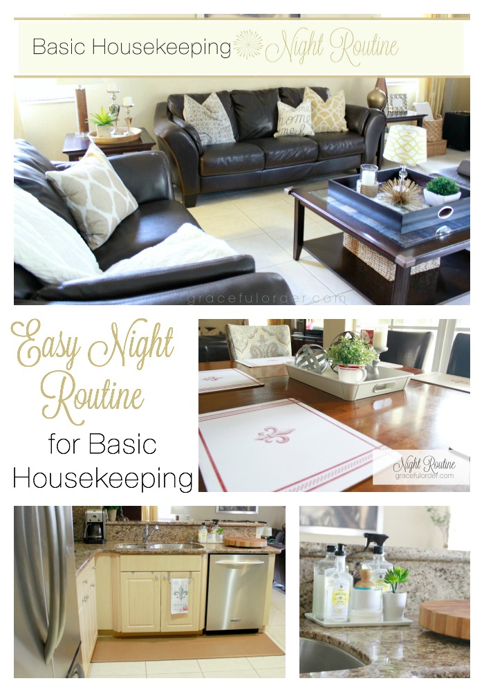 Basic Housekeeping - Night Routine - Graceful Order