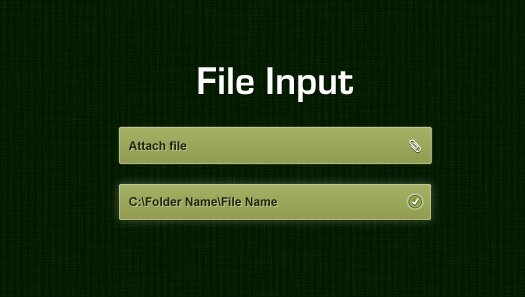 Freebie: File Input PSD | Greepit