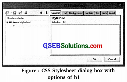 Computer Class 12 GSEB Solutions Chapter 2 Cascading Style Sheets and JavaScript – GSEB Solutions