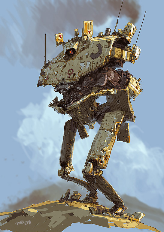 Mecha Mania - Robot Illustrations - Halcyon Realms - Art Book Reviews ...
