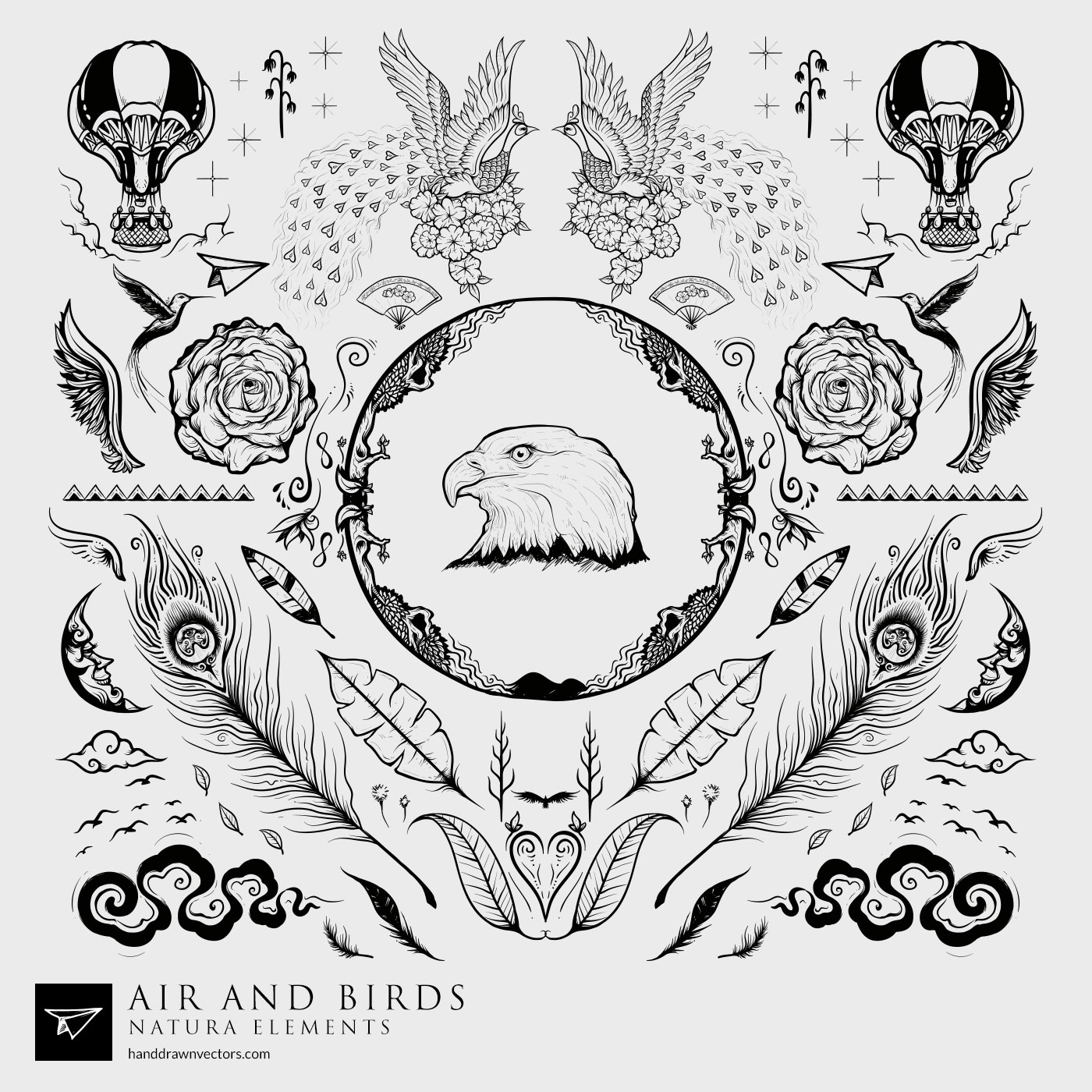 Indian Spirit Vectors - 23 Vectors - Hand Drawn Vectors