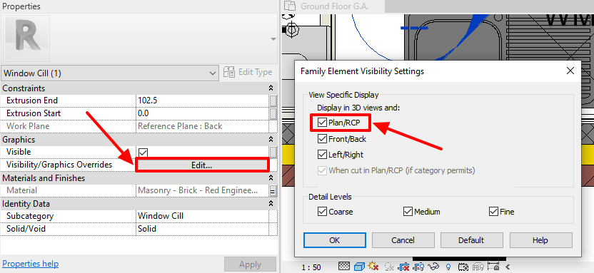Revit Family Not Visible In Floor Plan - The Floors