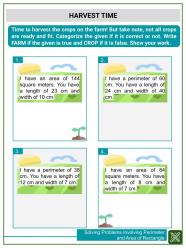 Area And Perimeter Word Problems Grade 4 Letter Words Unleashed