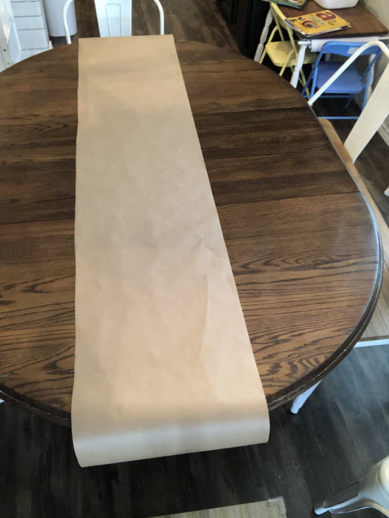 $2 Dollar Tree DIY: How to Make a Paper Doily Table Runner - Her Happy Home