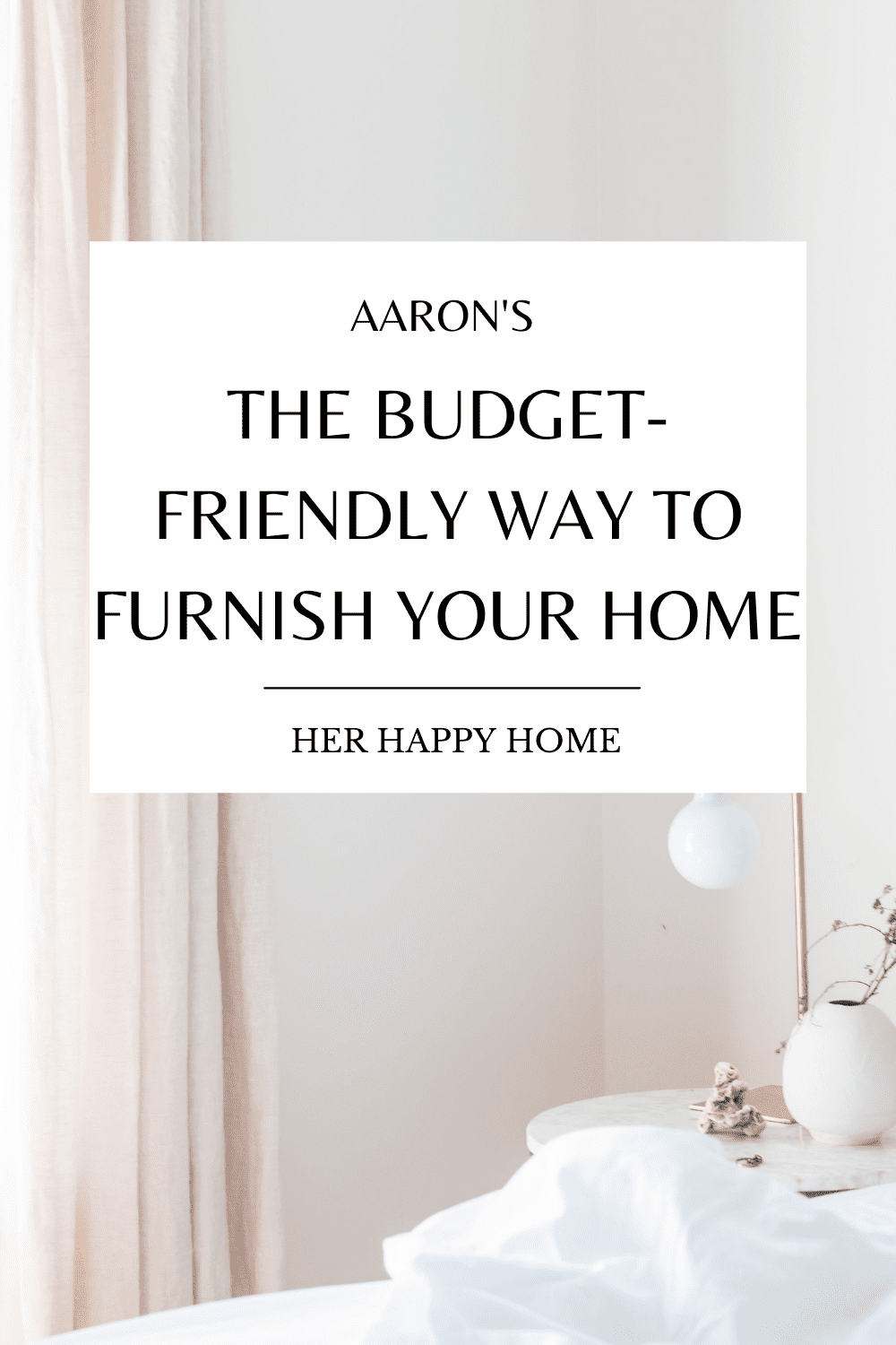 New Year, New Home Furnishings with Aaron's - Her Happy Home