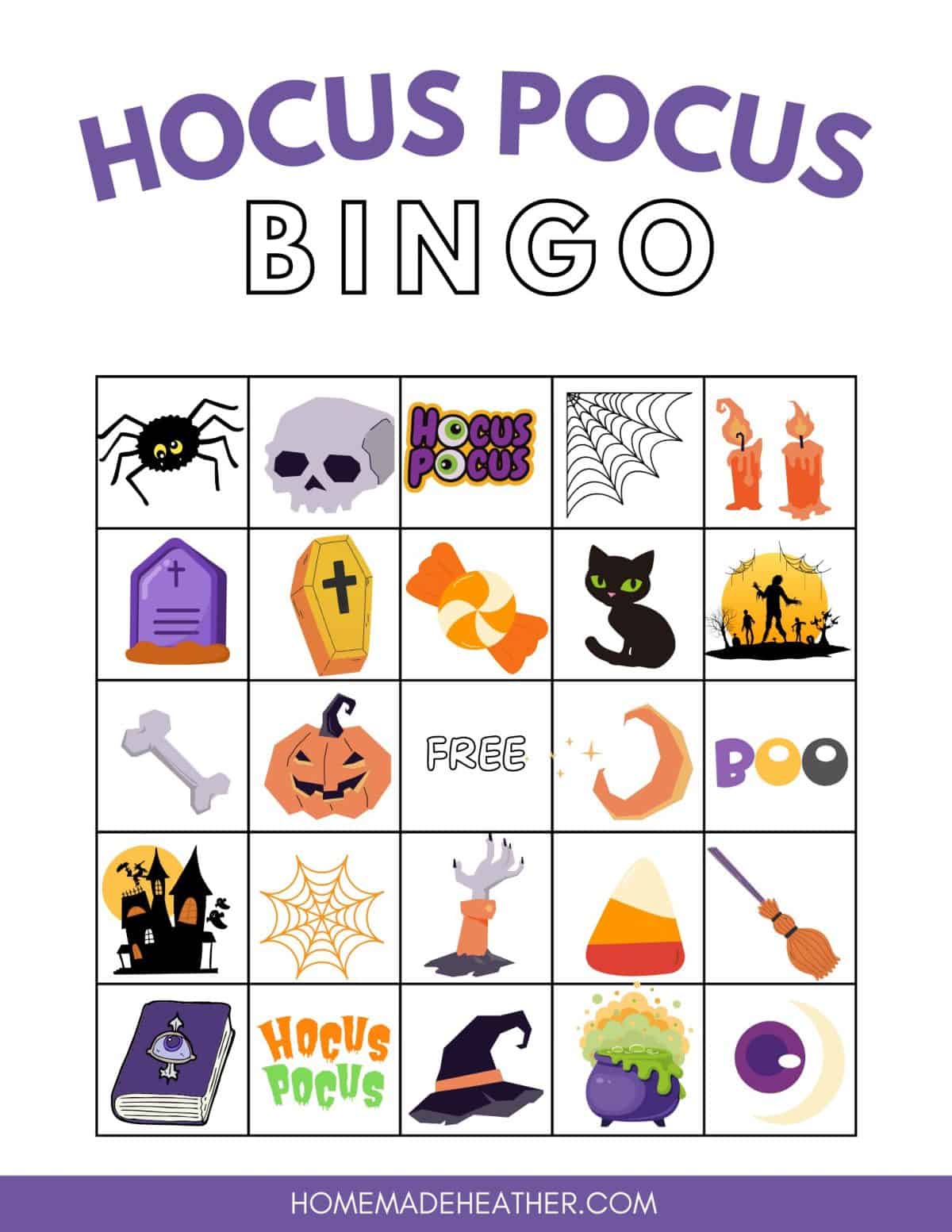 Hocus Pocus Party Printables » Homemade Heather